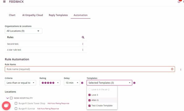 Response Automation and AI-suggested Responses for Online Reviews